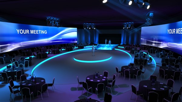 Stage Design Circle Concept Modelo 3D - TurboSquid 1916437
