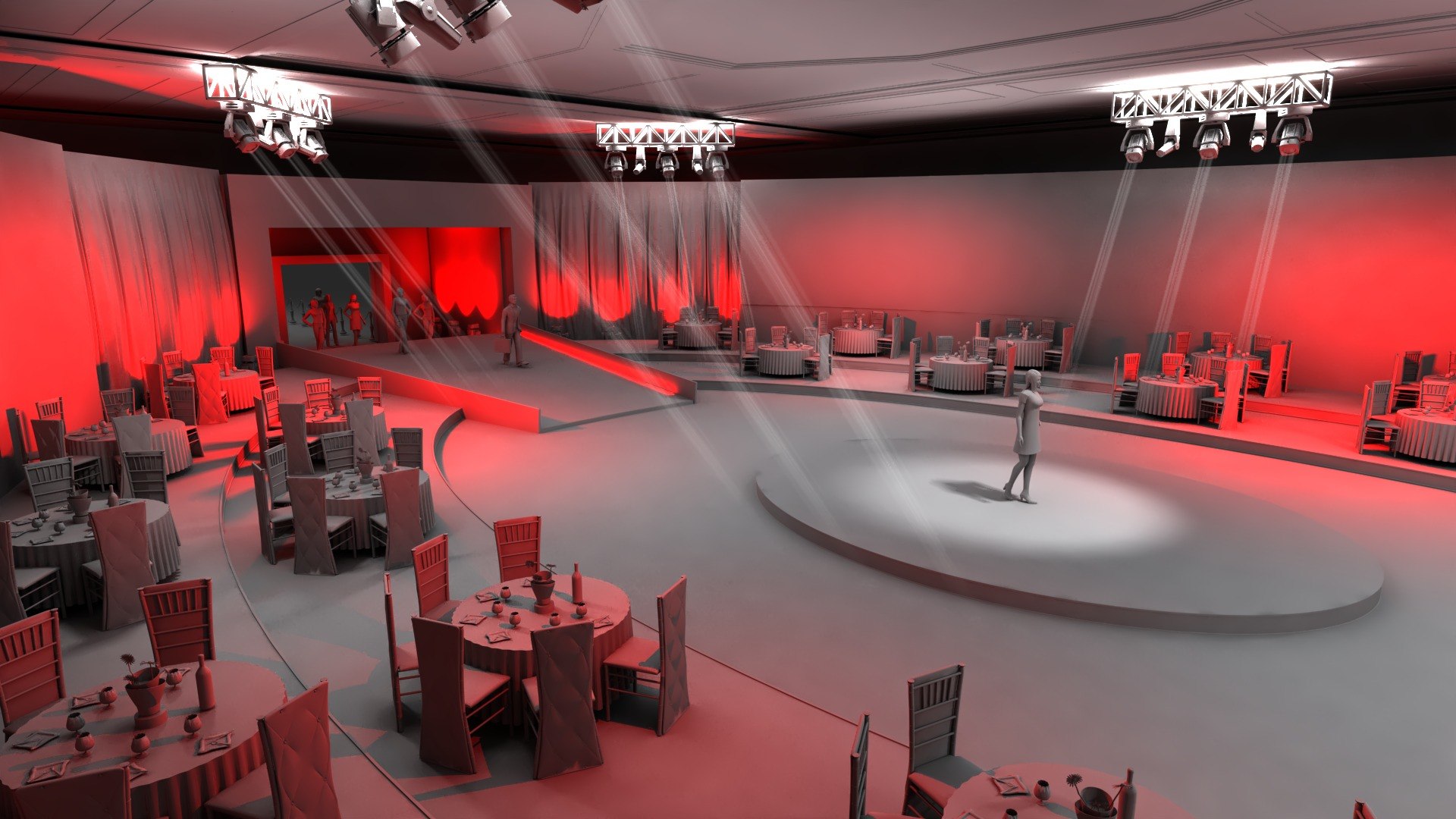 3D Stage Design Circle Concept Model - TurboSquid 1916437