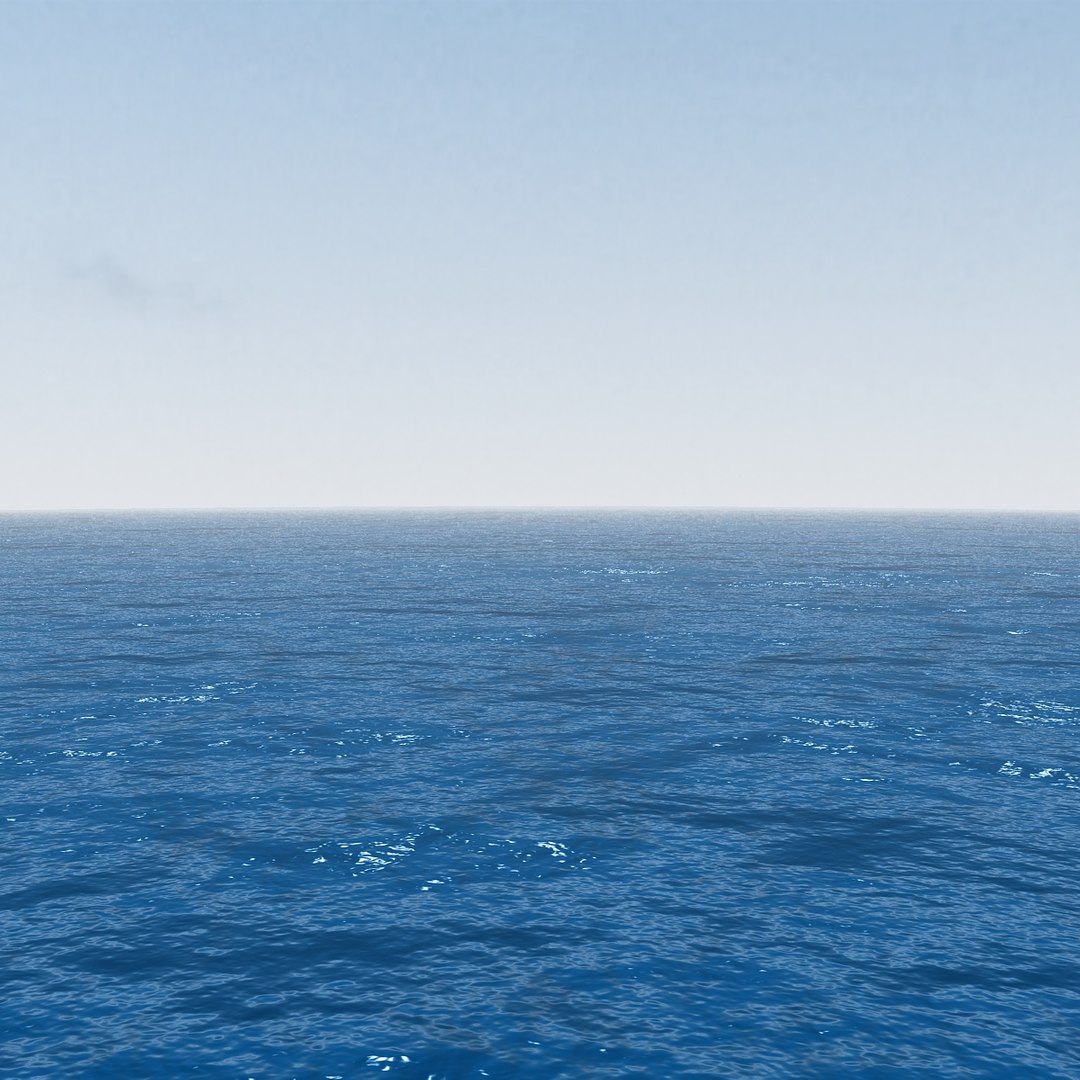 3d Model Photo Realistic Sea