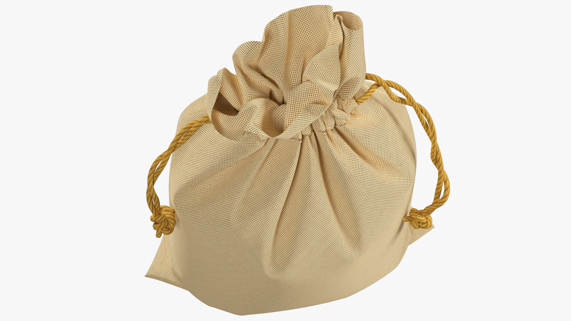 Jute Bag V3 3D - TurboSquid 1906092