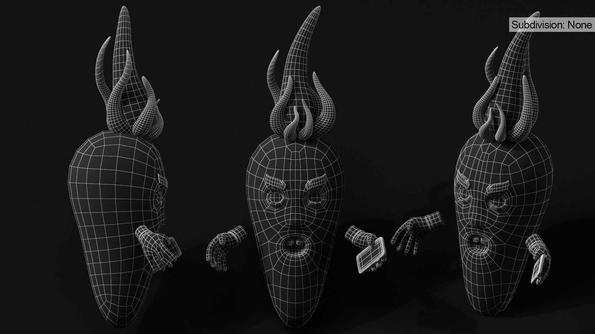 3D Evil Carrot - TurboSquid 1918357