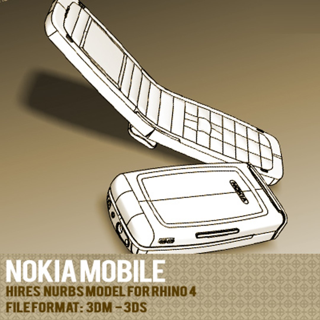 3d model of nokia phone