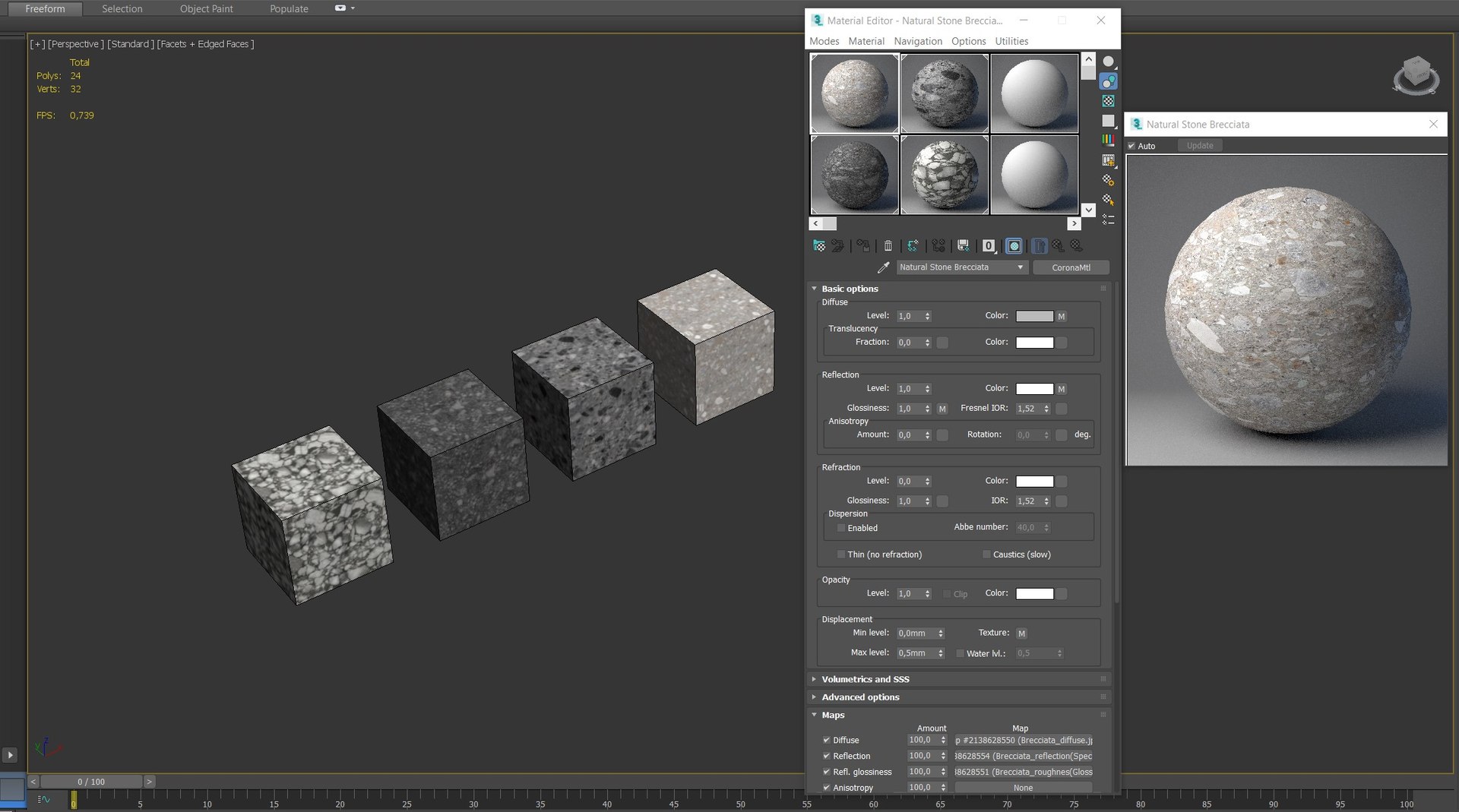 Natural stone 3D - TurboSquid 1678140