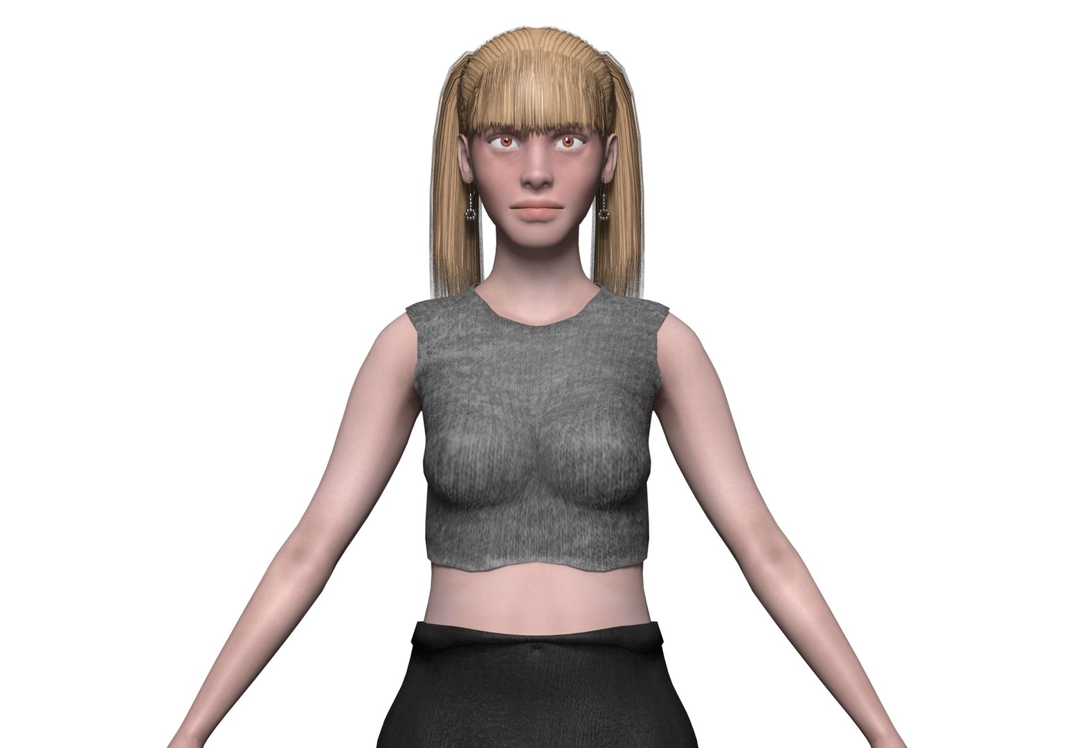 Basic Standard Woman V21719 3D Model - TurboSquid 2257974