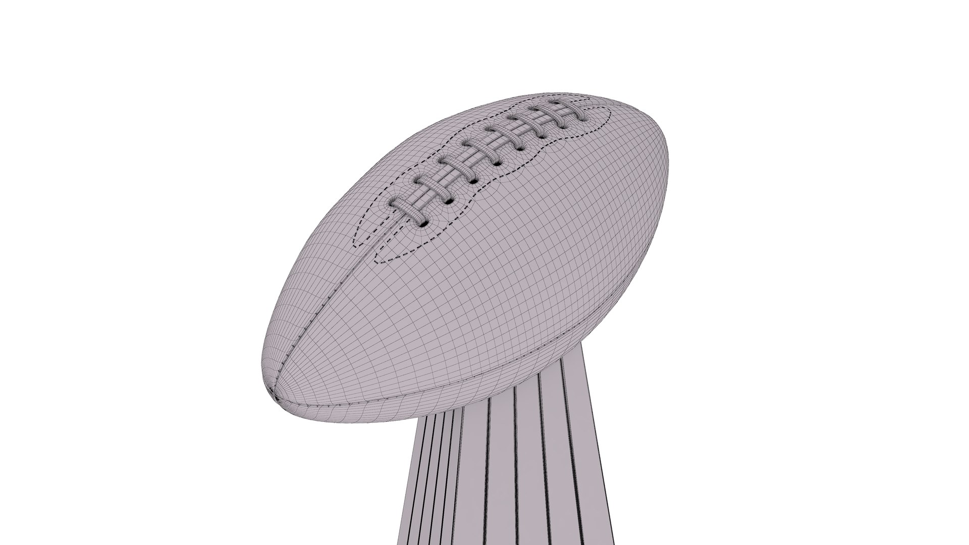 Football Trophy 3D Model - TurboSquid 2126176