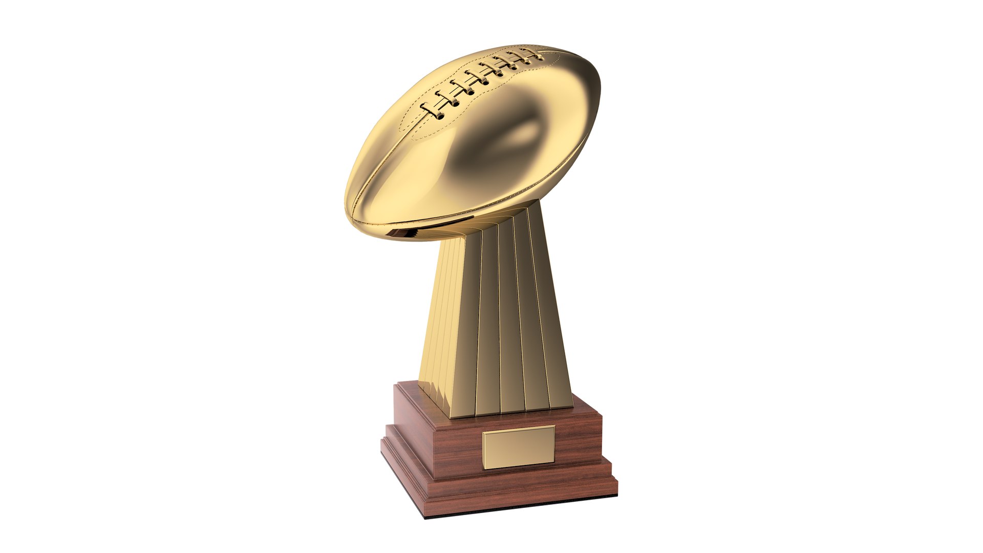 Football Trophy 3D Model - TurboSquid 2126176