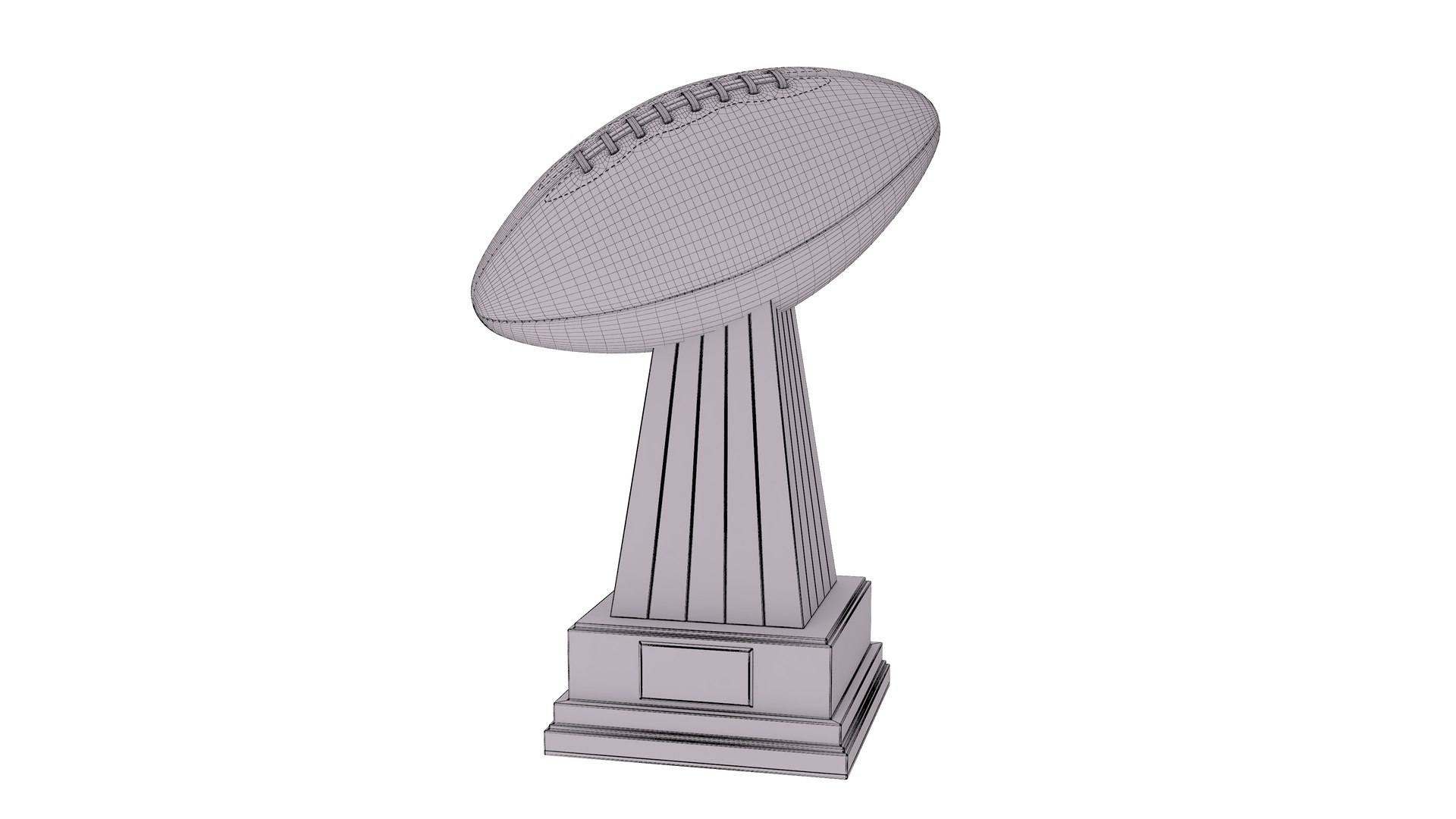 Football Trophy 3D Model - TurboSquid 2126176