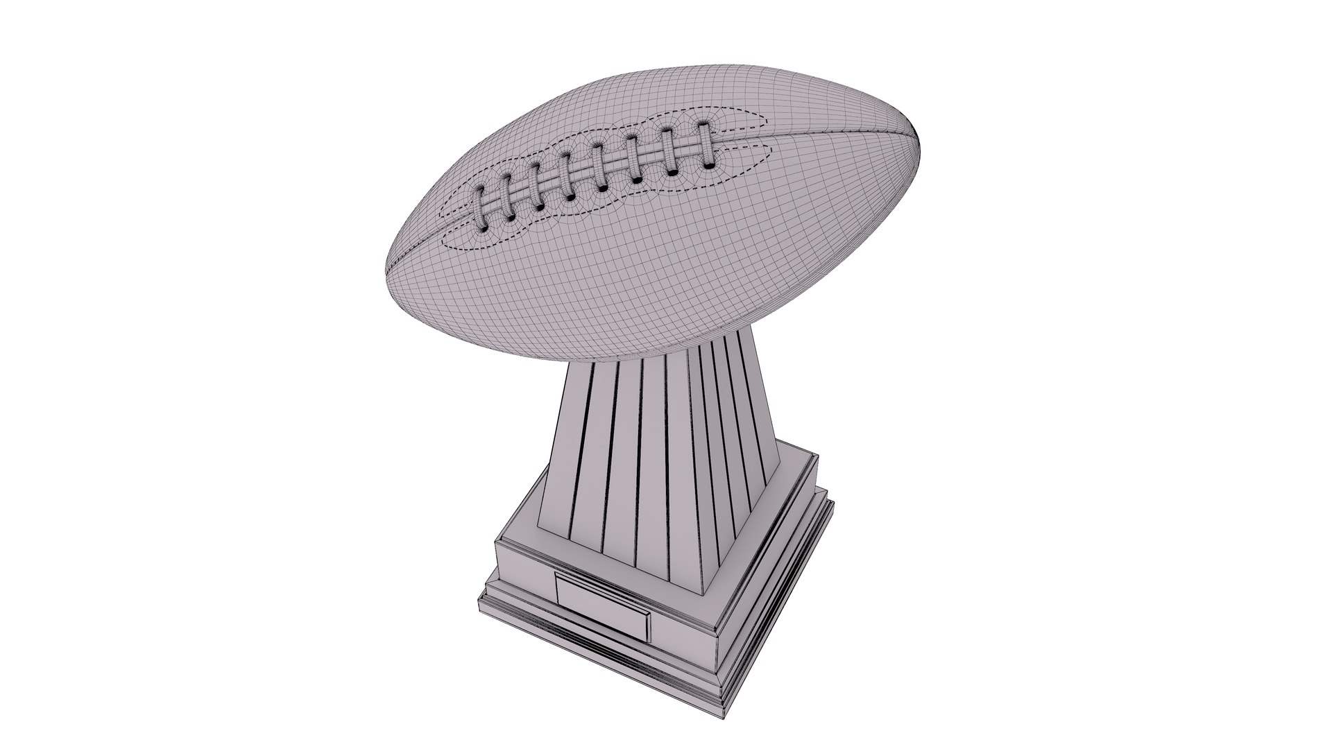 Football Trophy 3D Model - TurboSquid 2126176