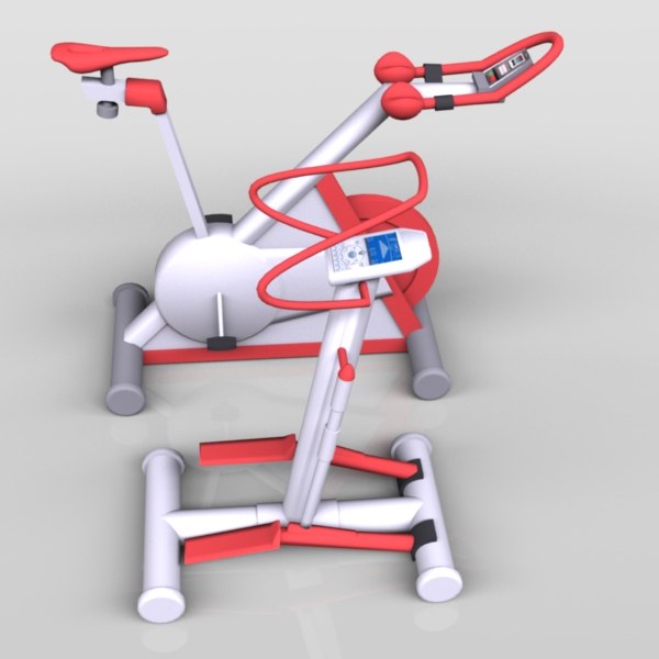 3d fitness exercise machines model