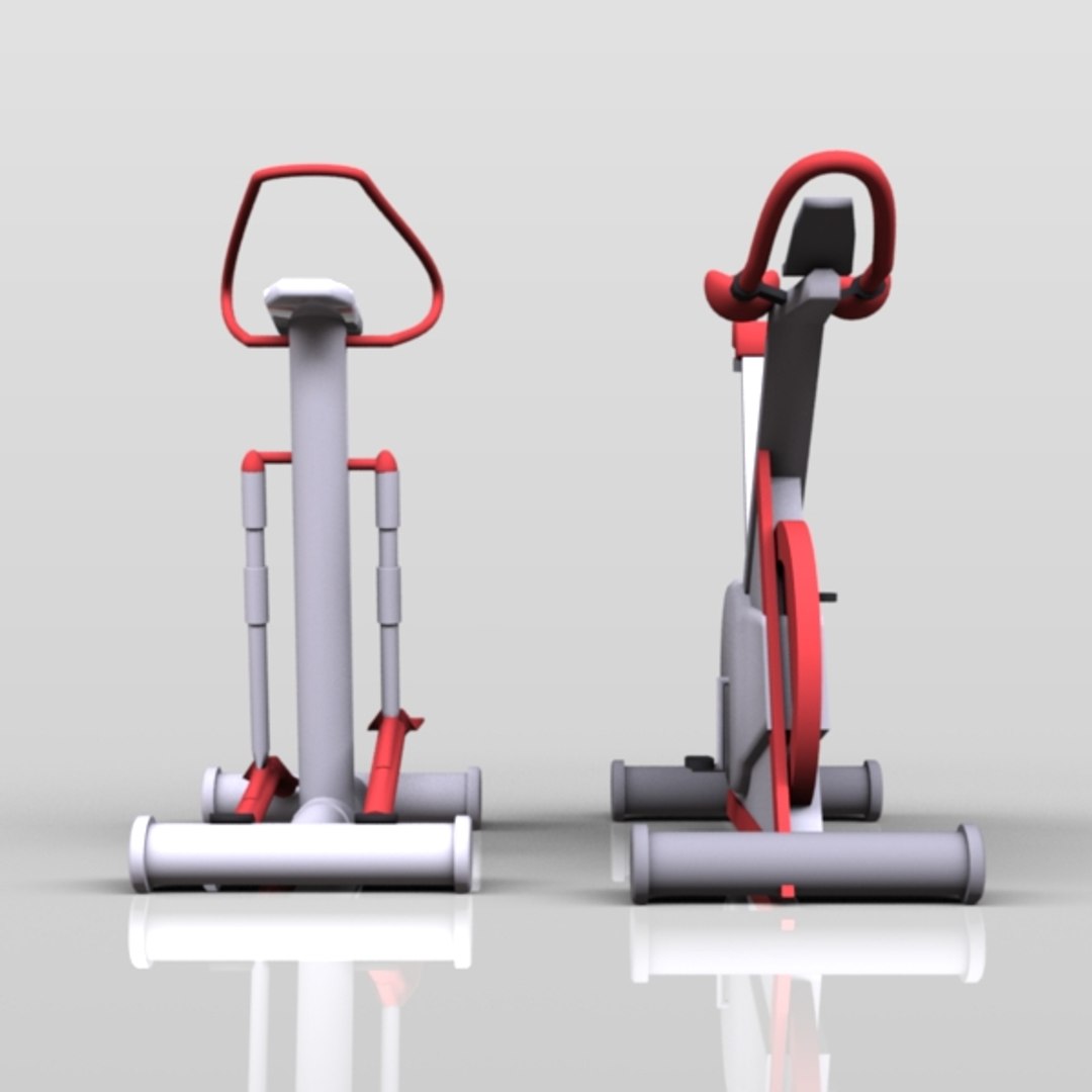 3d fitness exercise machines model