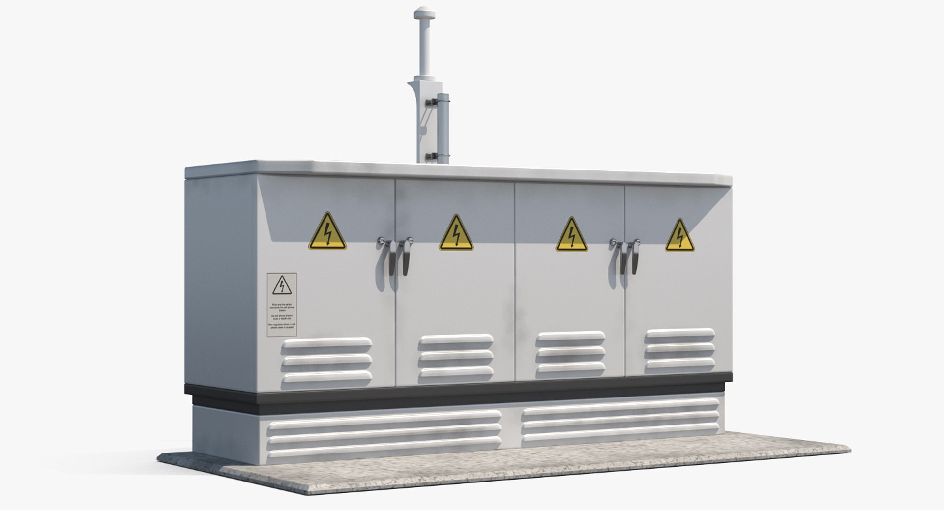 Outdoor Electric Cabinets Collection 3D Model - TurboSquid 2516974
