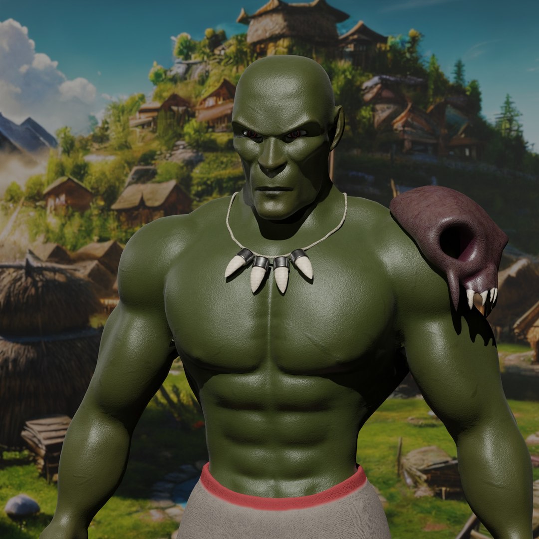 3D Orc Character Model - TurboSquid 2107978