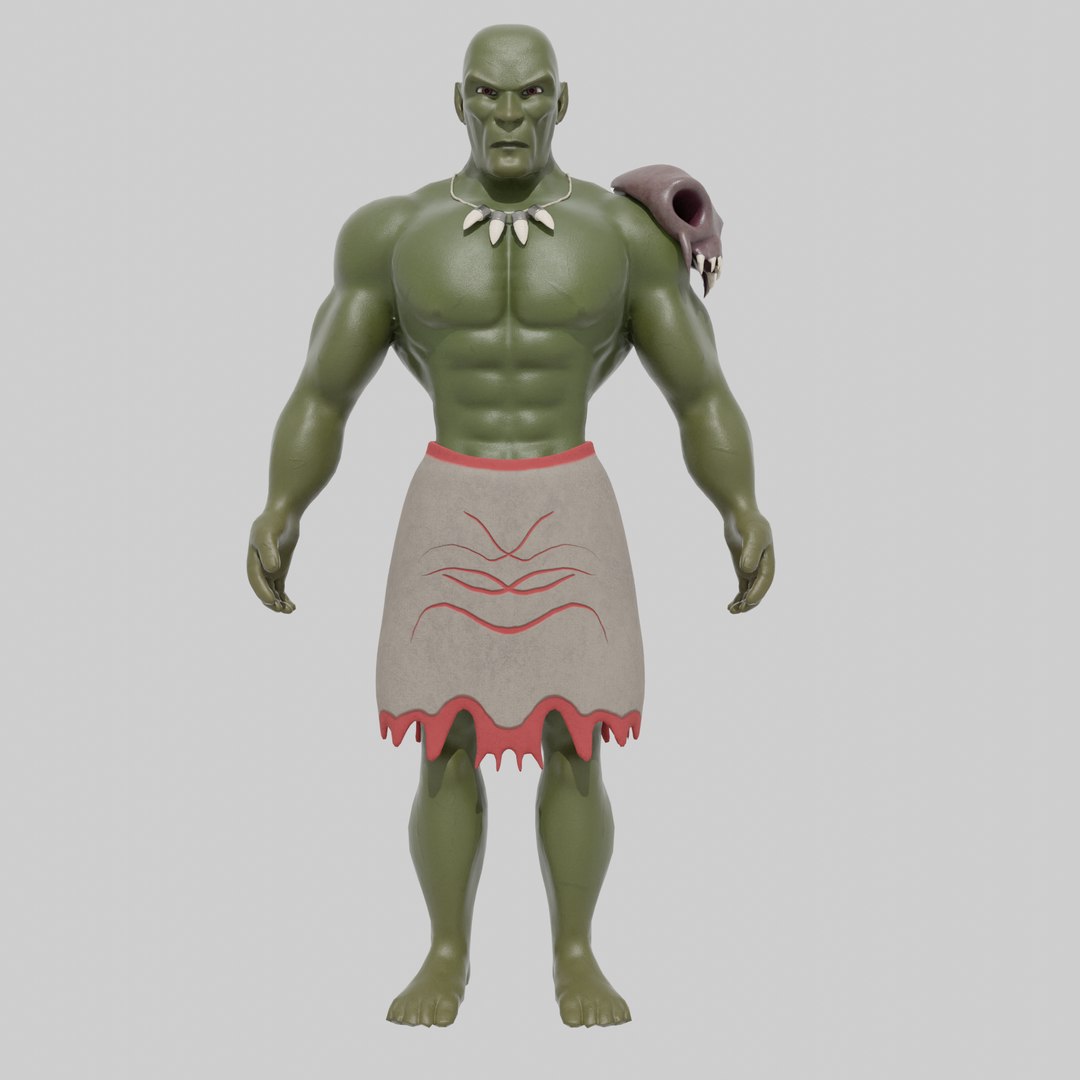 3D Orc Character Model - TurboSquid 2107978