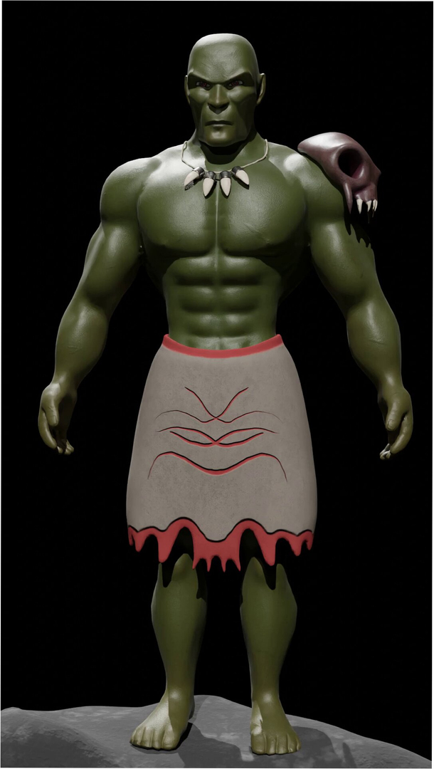 3D Orc Character Model - TurboSquid 2107978