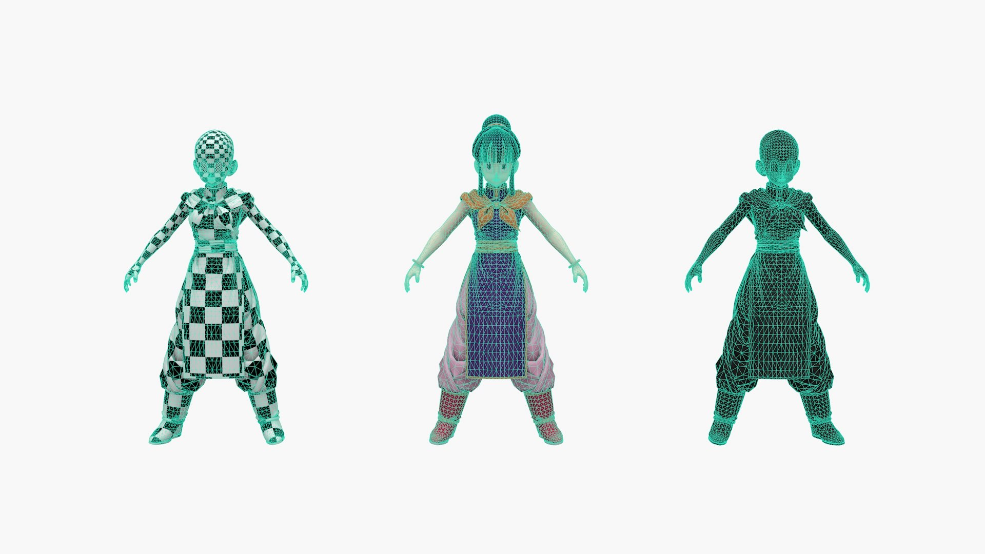 3D DBZ Character V19 - TurboSquid 2366918