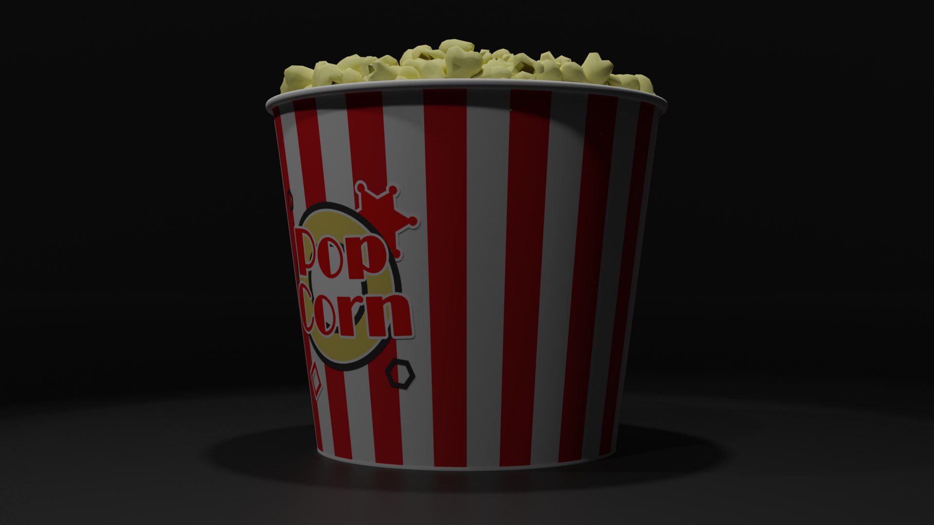 3D Popcorn Bucket Model - TurboSquid 1701540