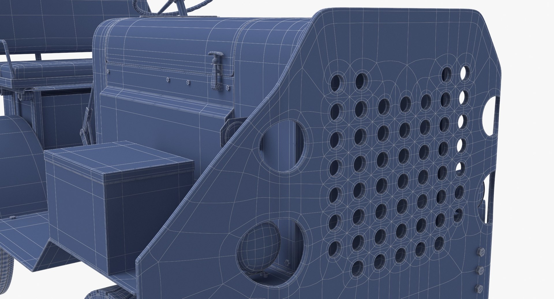 3D Tug Tractor Clean and Dirty model - TurboSquid 2164227