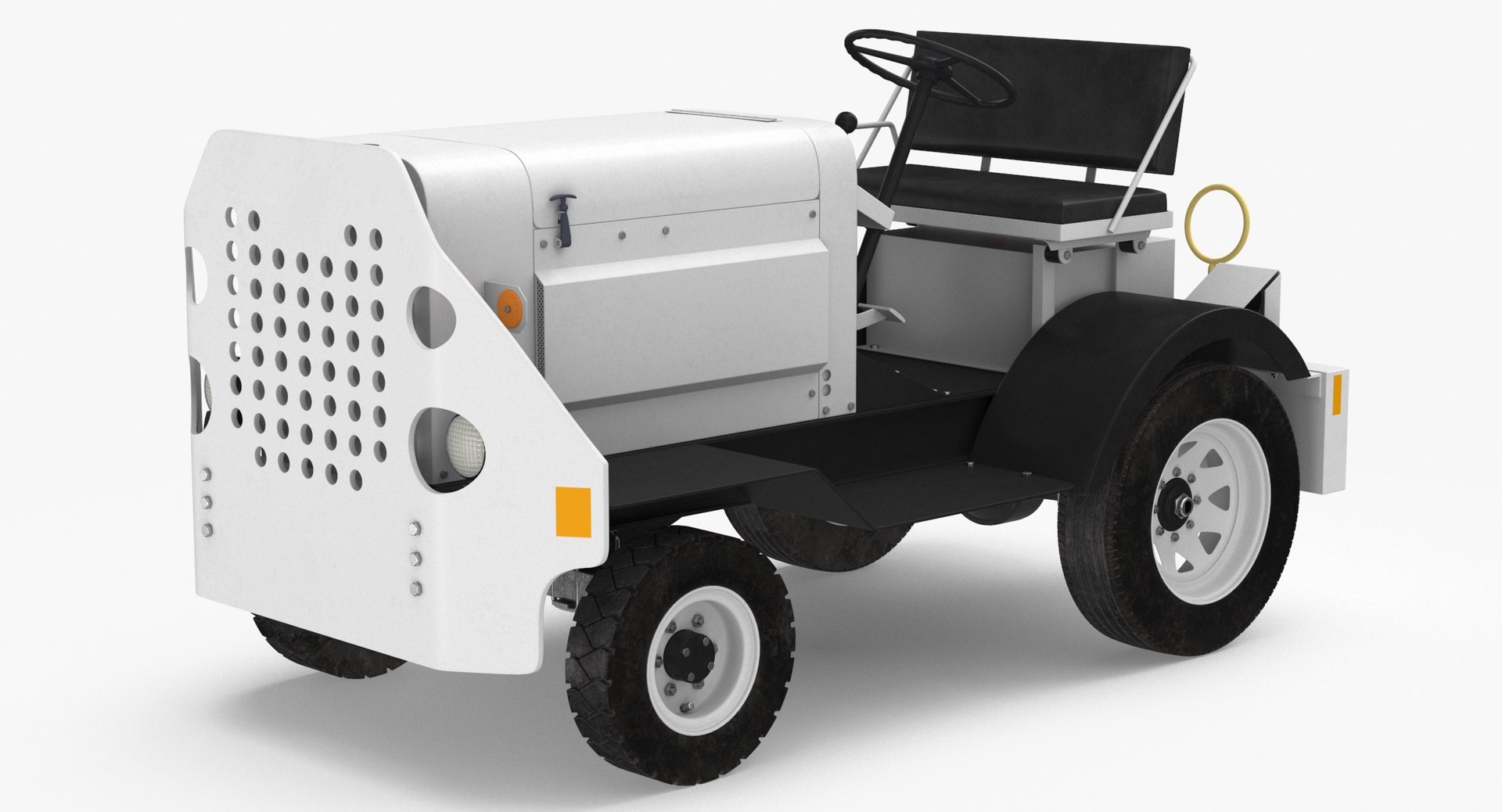 3D Tug Tractor Clean And Dirty Model - TurboSquid 2164227