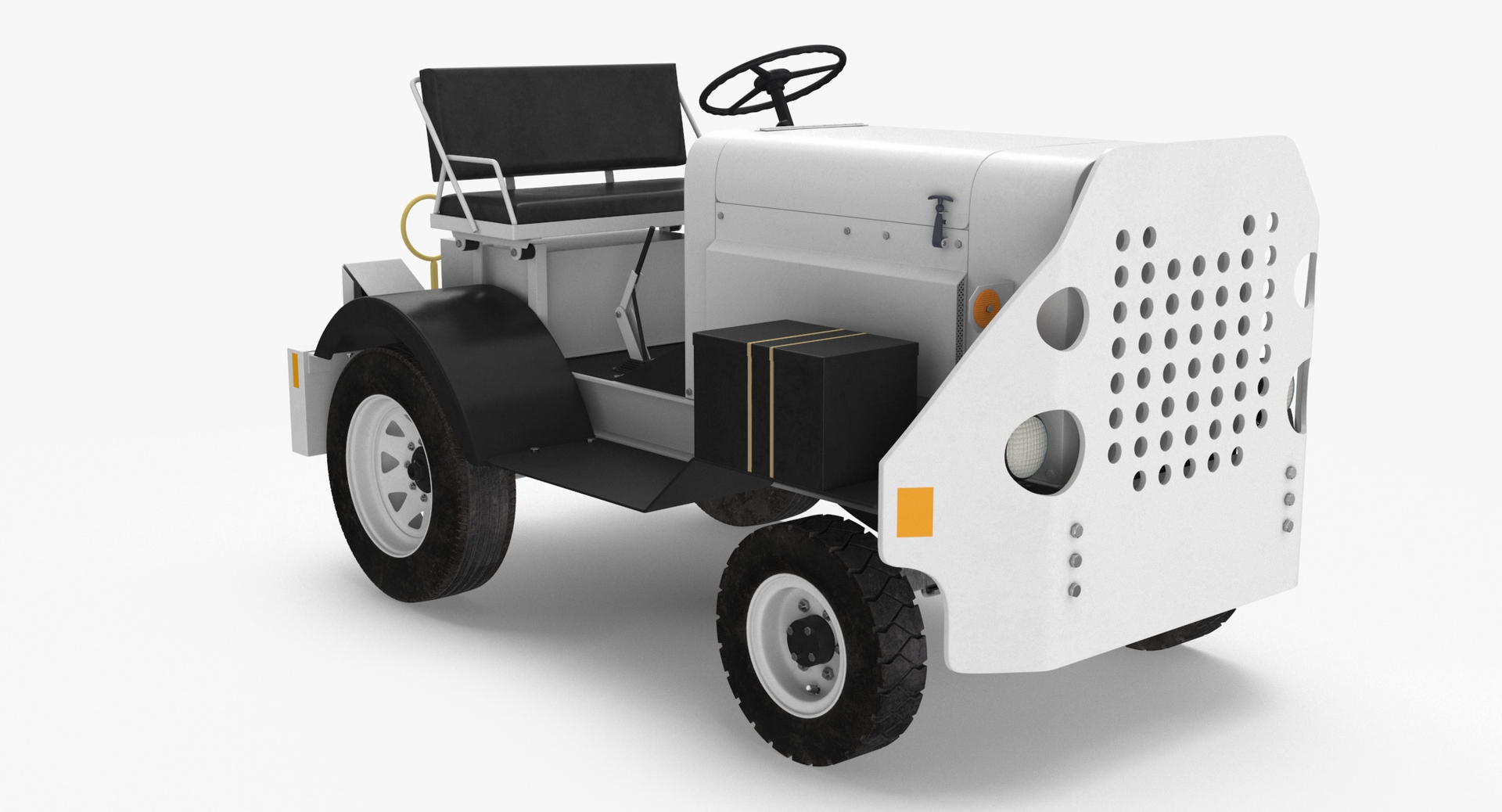 3D Tug Tractor Clean And Dirty Model - TurboSquid 2164227