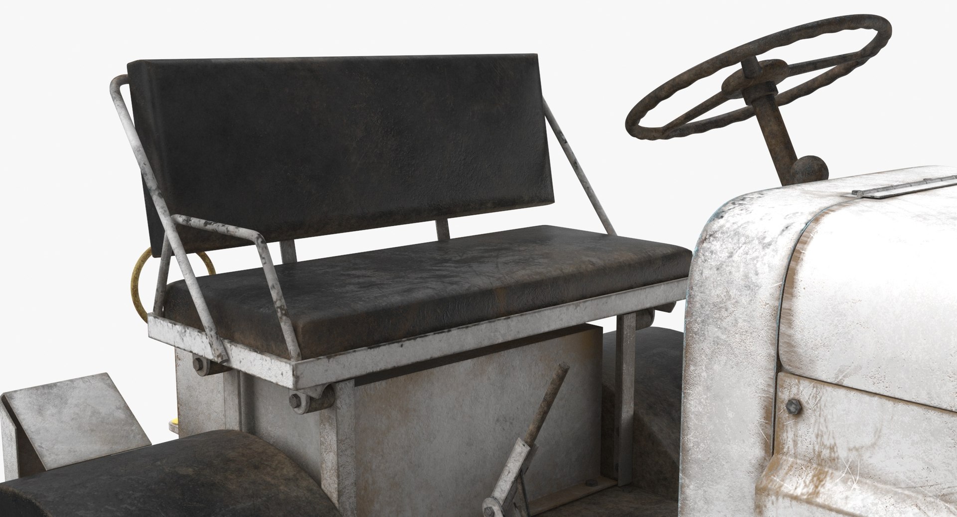 3D Tug Tractor Clean and Dirty model - TurboSquid 2164227