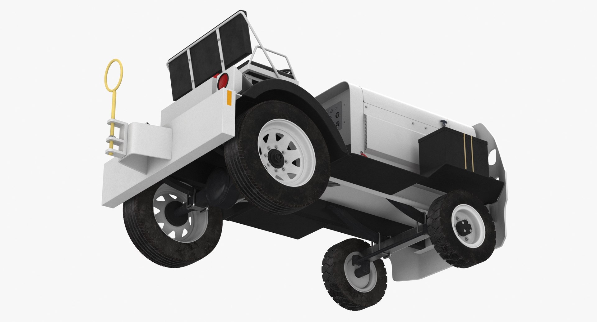 3D Tug Tractor Clean And Dirty Model - TurboSquid 2164227