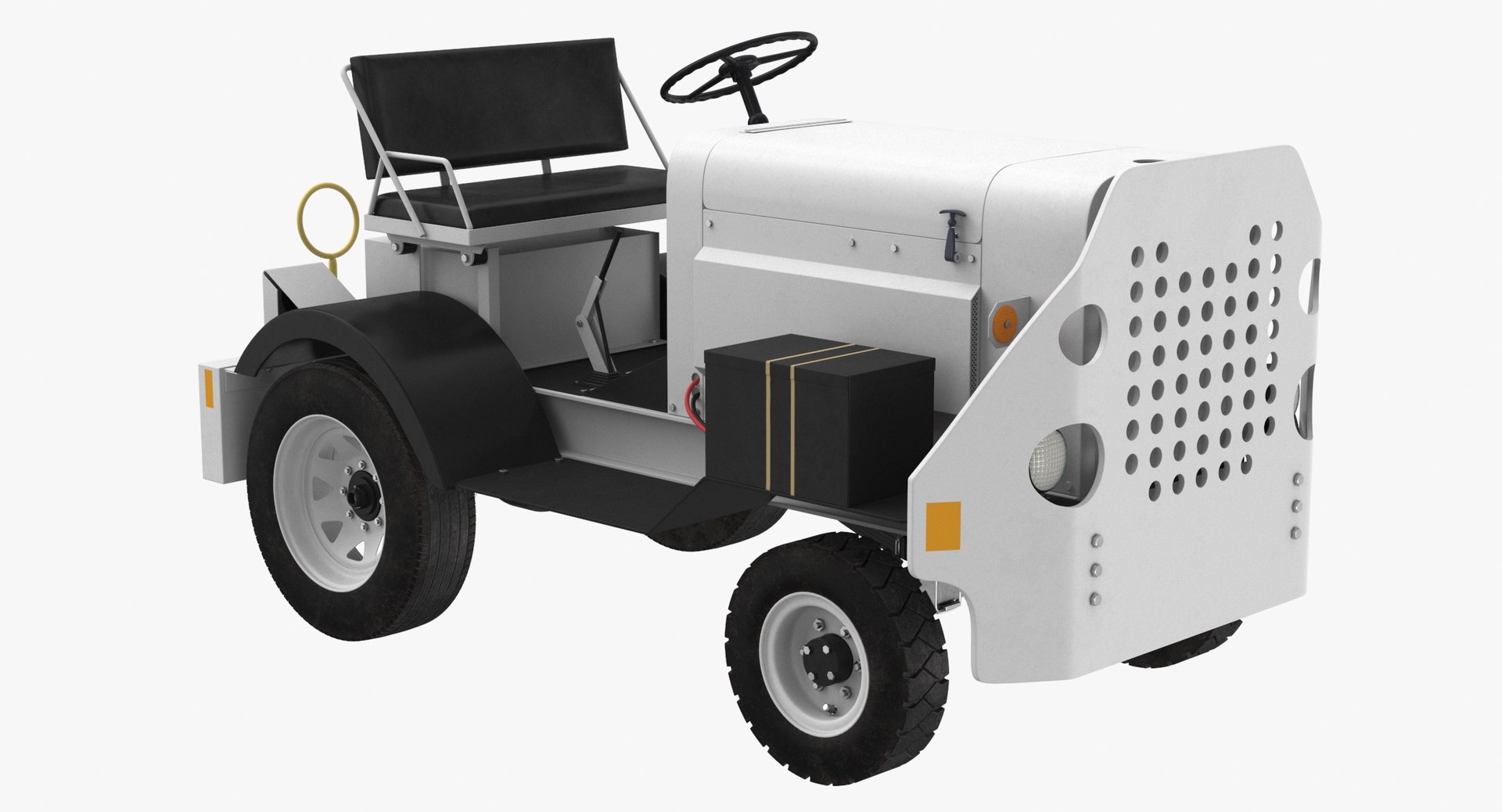 3D Tug Tractor Clean And Dirty Model - TurboSquid 2164227