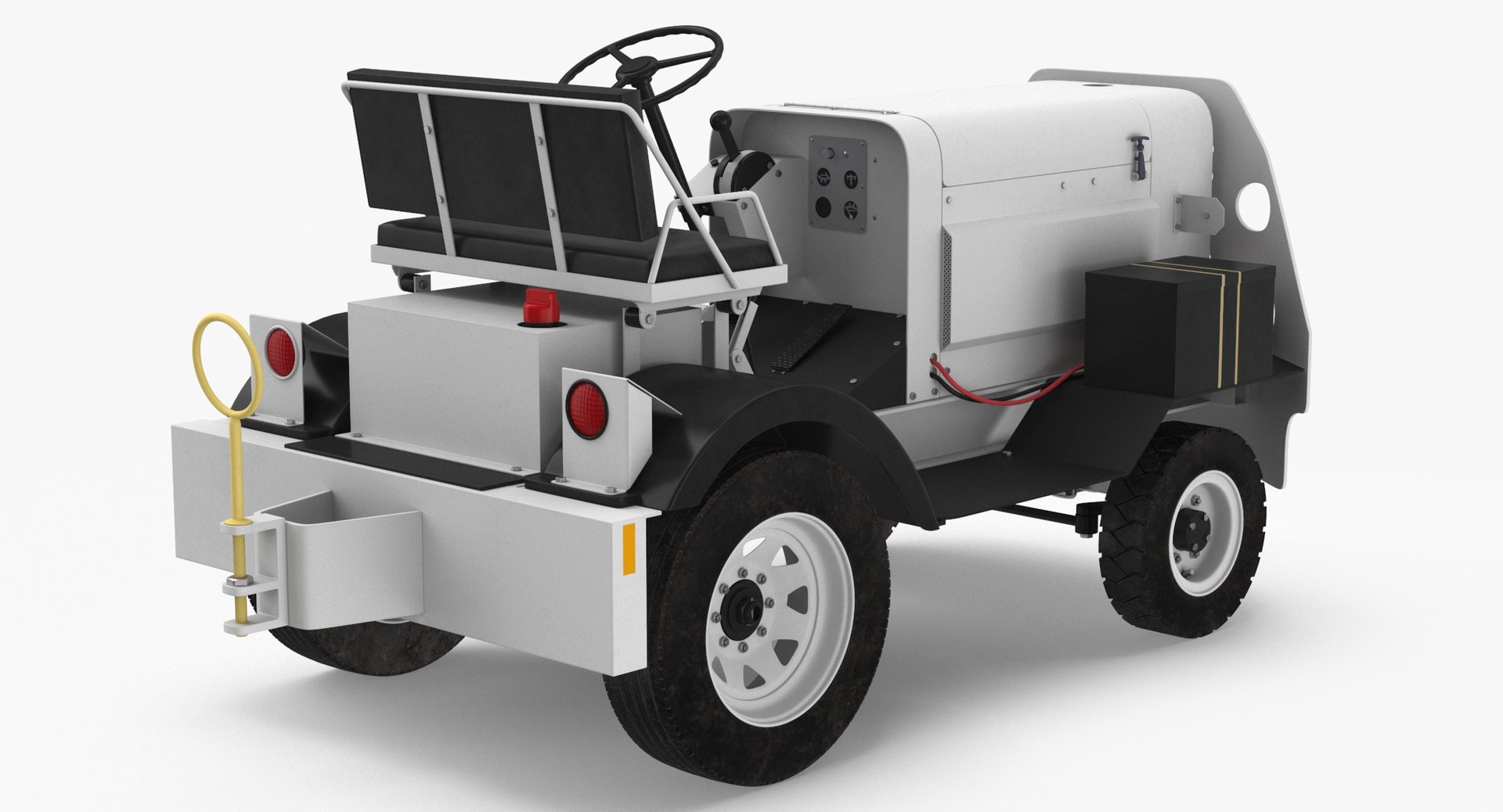 3D Tug Tractor Clean And Dirty Model - TurboSquid 2164227