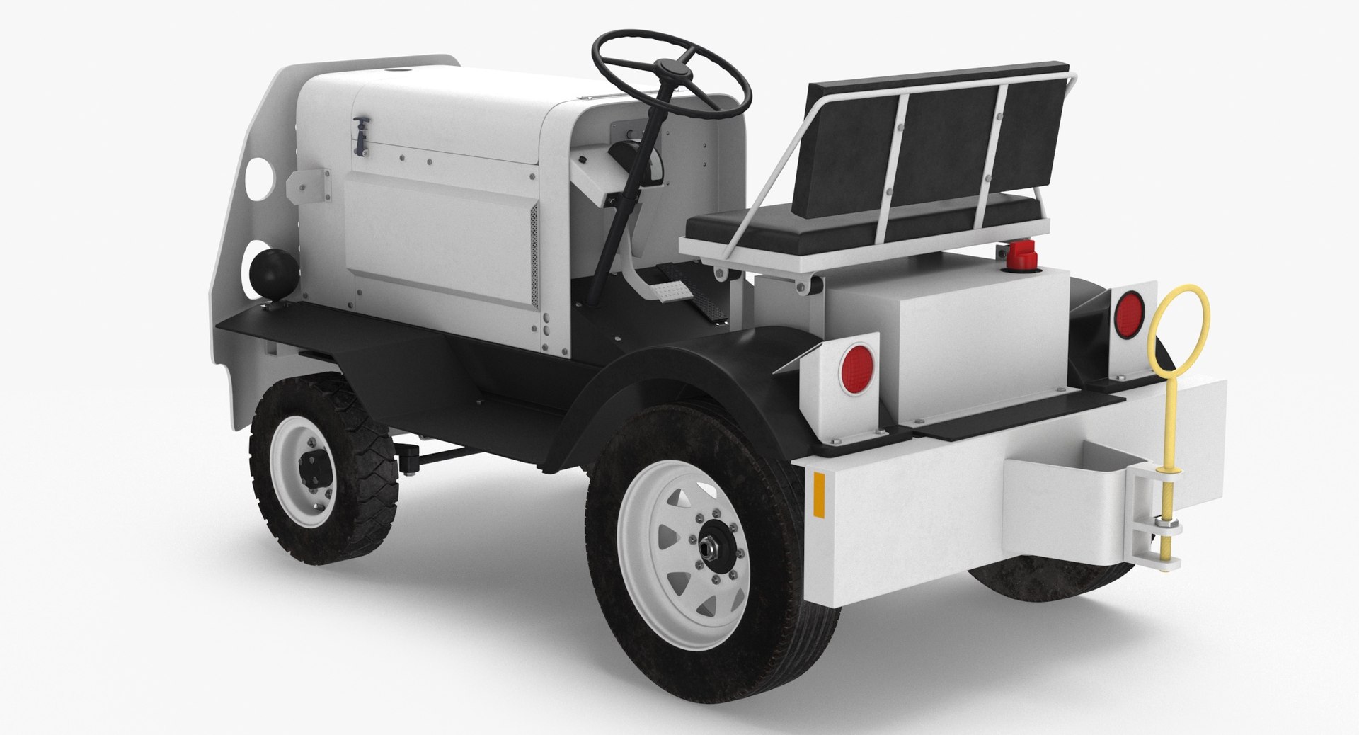 3D Tug Tractor Clean And Dirty Model - TurboSquid 2164227