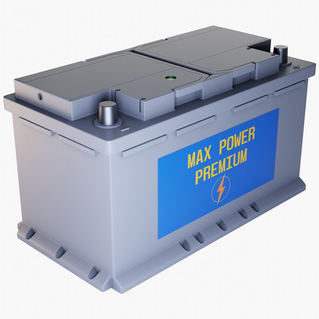 Car Battery 3D Model - TurboSquid 2025737