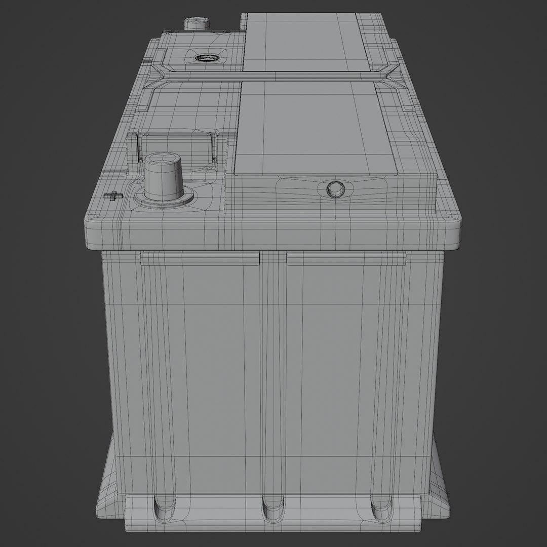 Car Battery 3D Model - TurboSquid 2025737