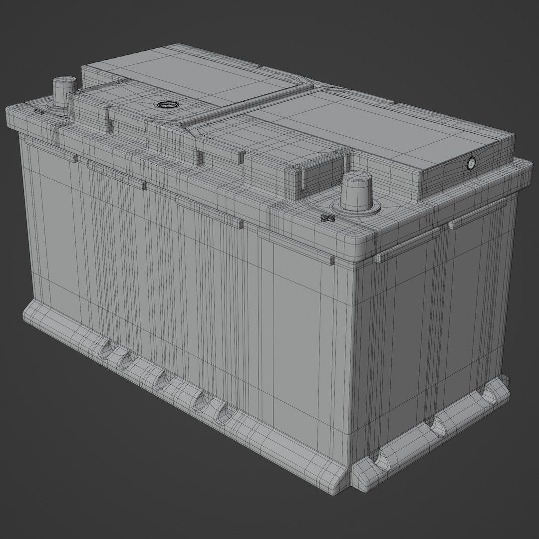 Car Battery 3D Model - TurboSquid 2025737