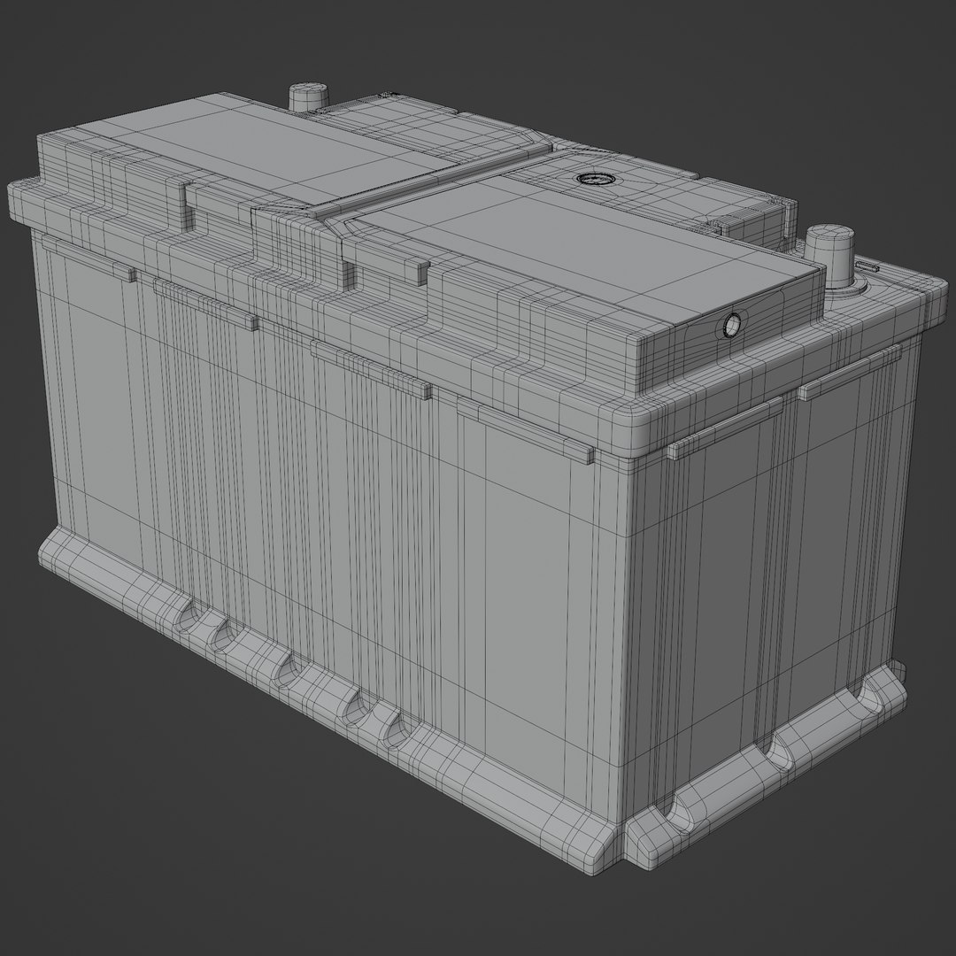 Car Battery 3D Model - TurboSquid 2025737