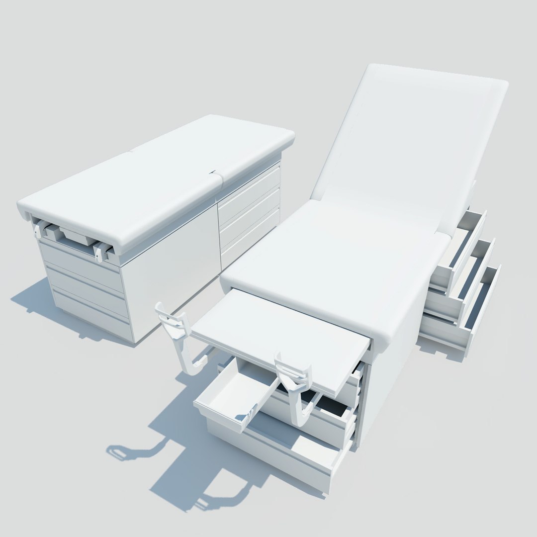 Exam Table 3d Max