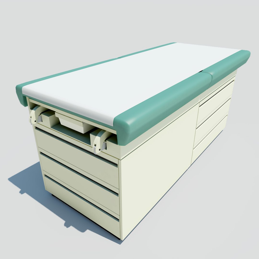 Exam Table 3d Max