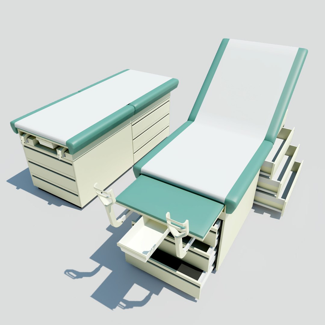 Exam Table 3d Max