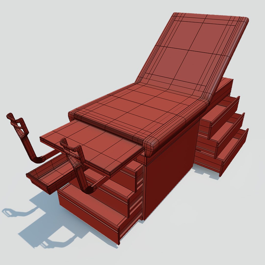 Exam Table 3d Max