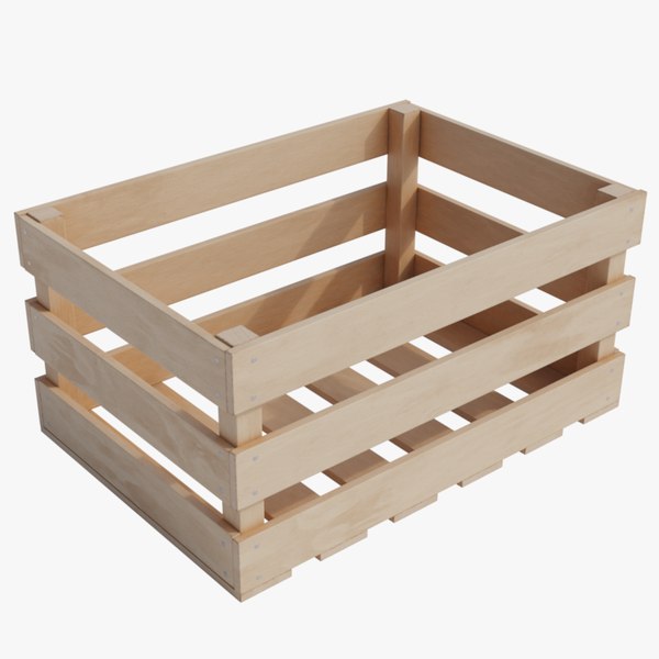 modelo 3d Wooden Crate - TurboSquid 1936061