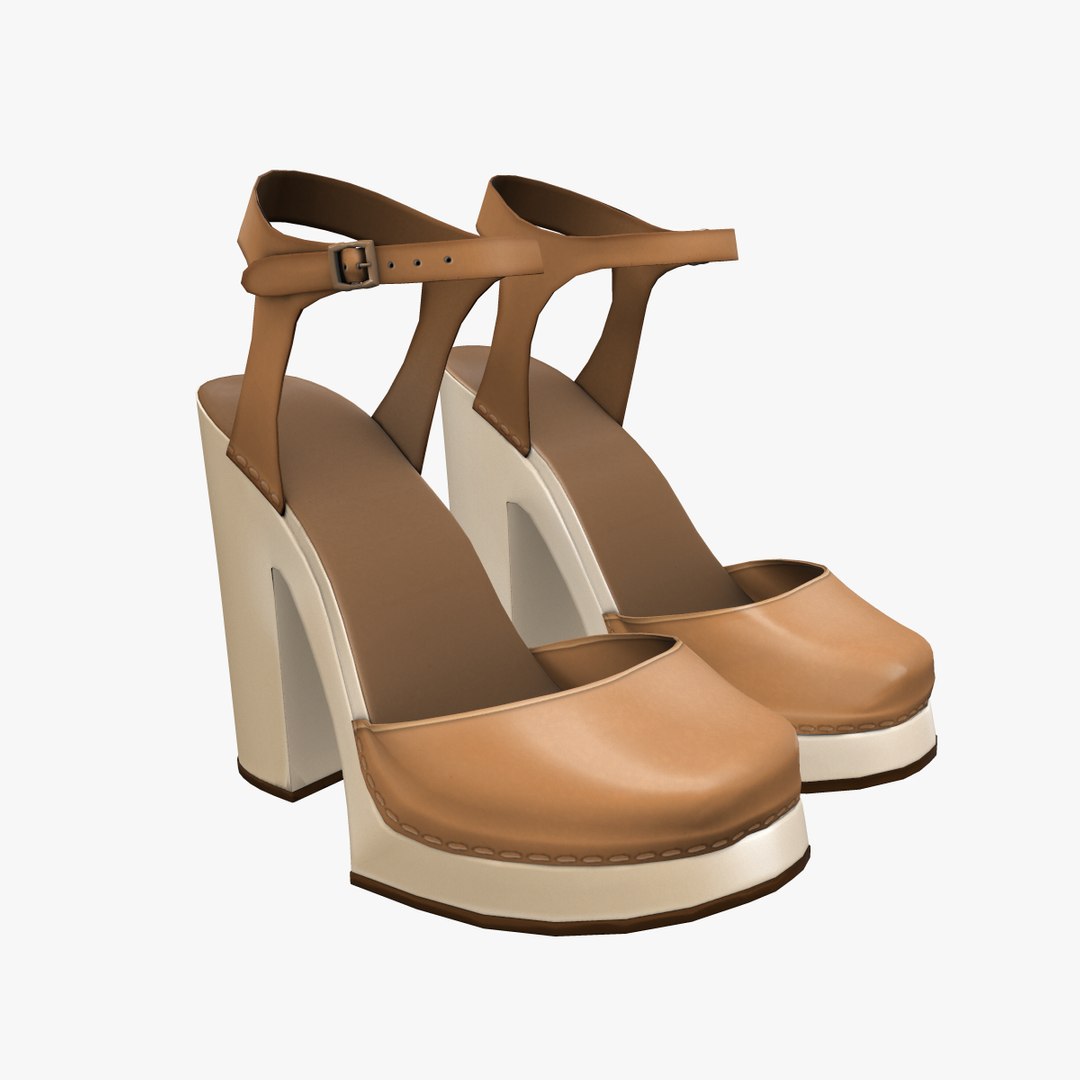 Female Sandals 3D Model - TurboSquid 1802428