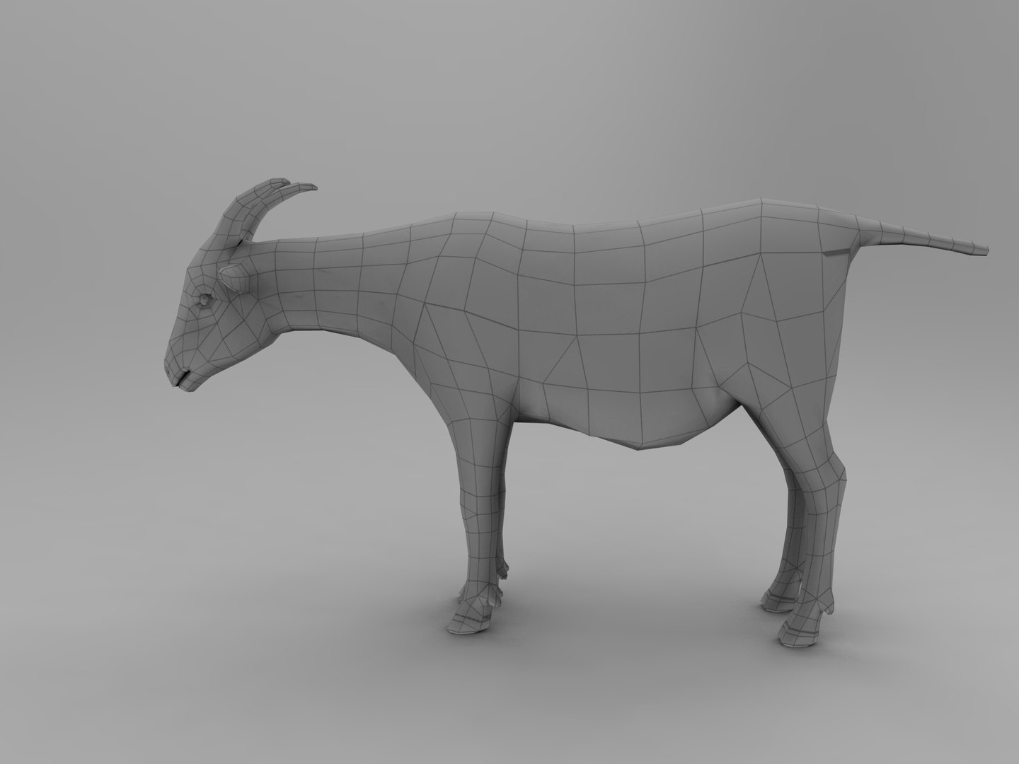 3d Goat Ready