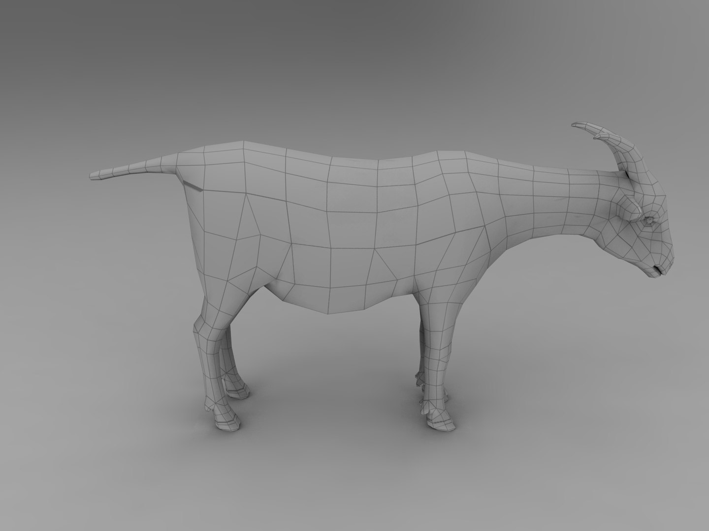 3d Goat Ready