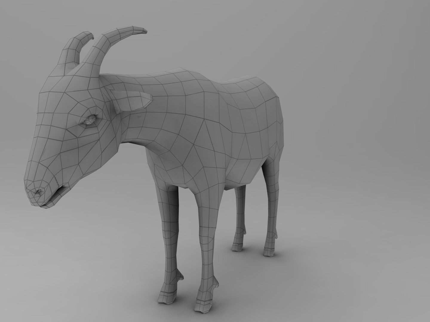 3d Goat Ready