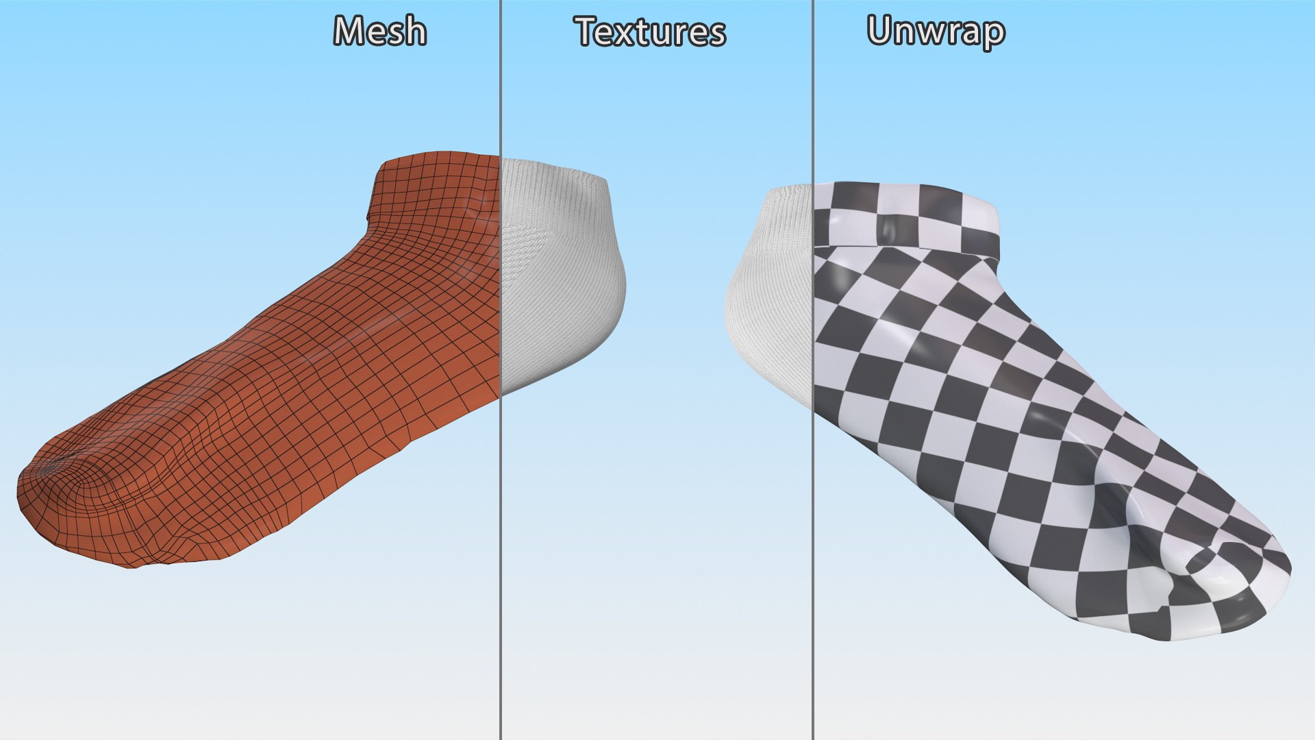 3D model Socks Grey Idle - TurboSquid 1950843