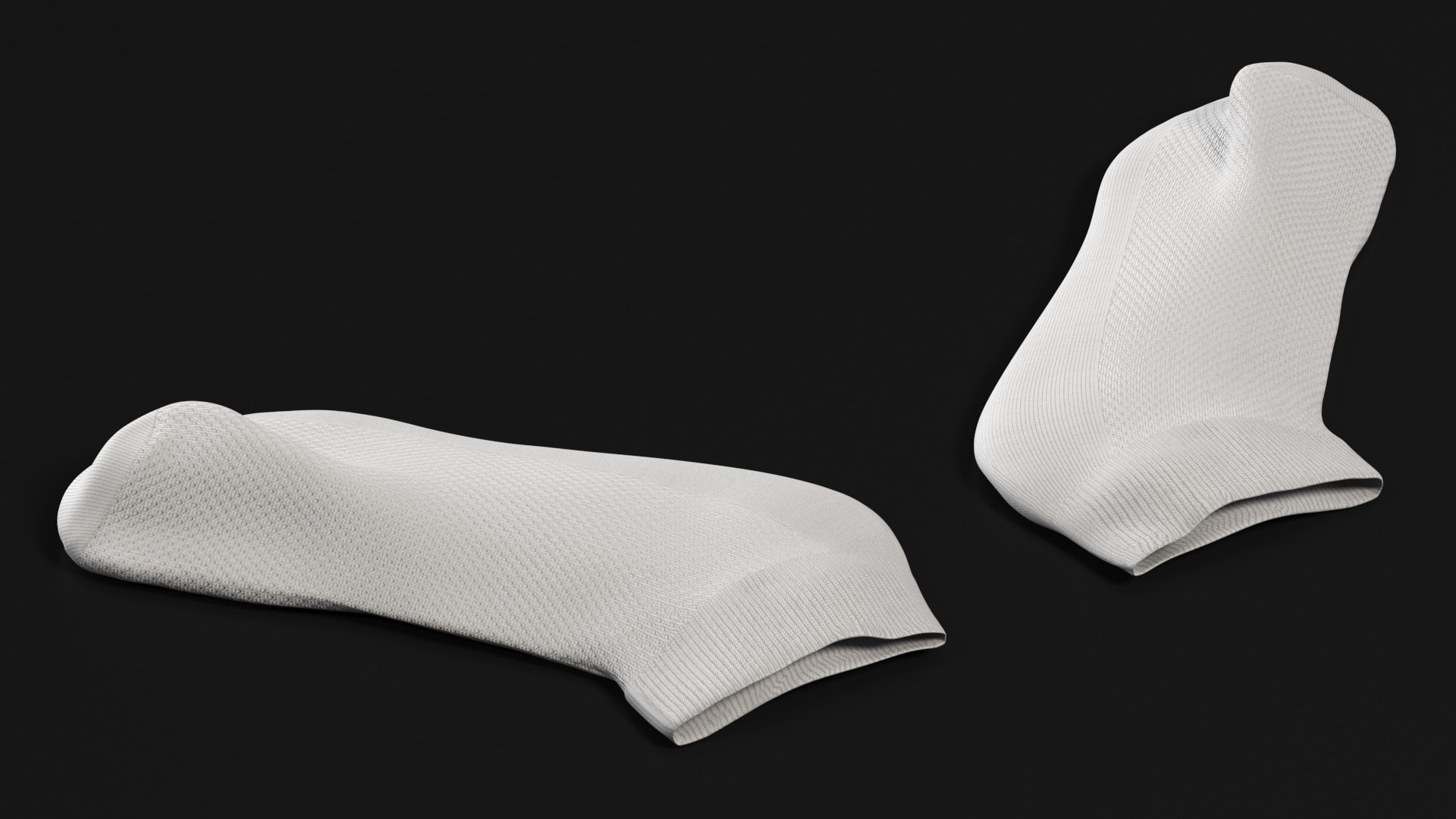 3D Model Socks Grey Idle - TurboSquid 1950843