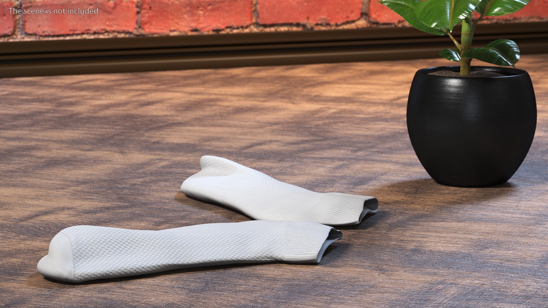 3D Model Socks Grey Idle - TurboSquid 1950843