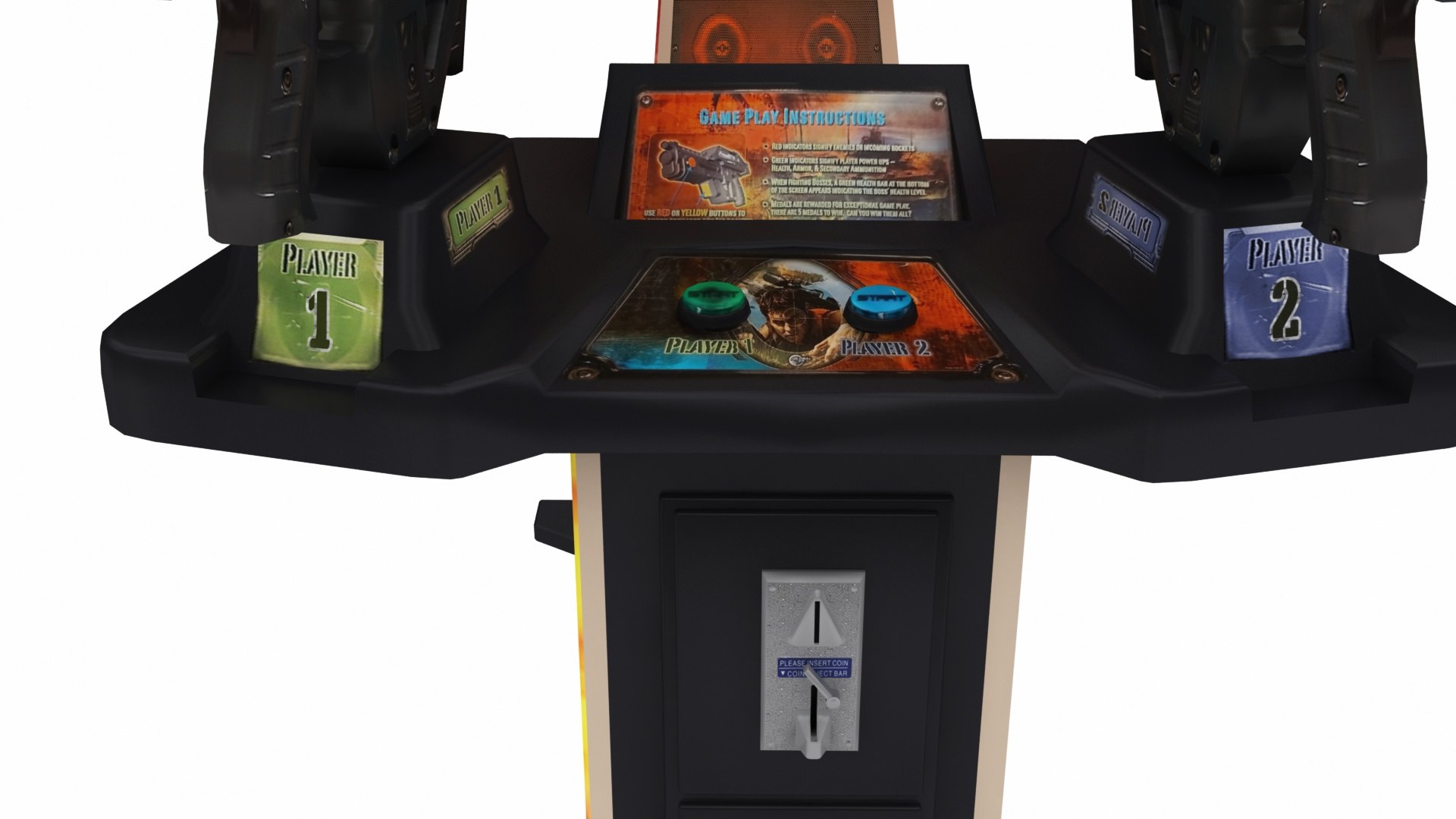 3D Arcade Weapon Machine - TurboSquid 1497934