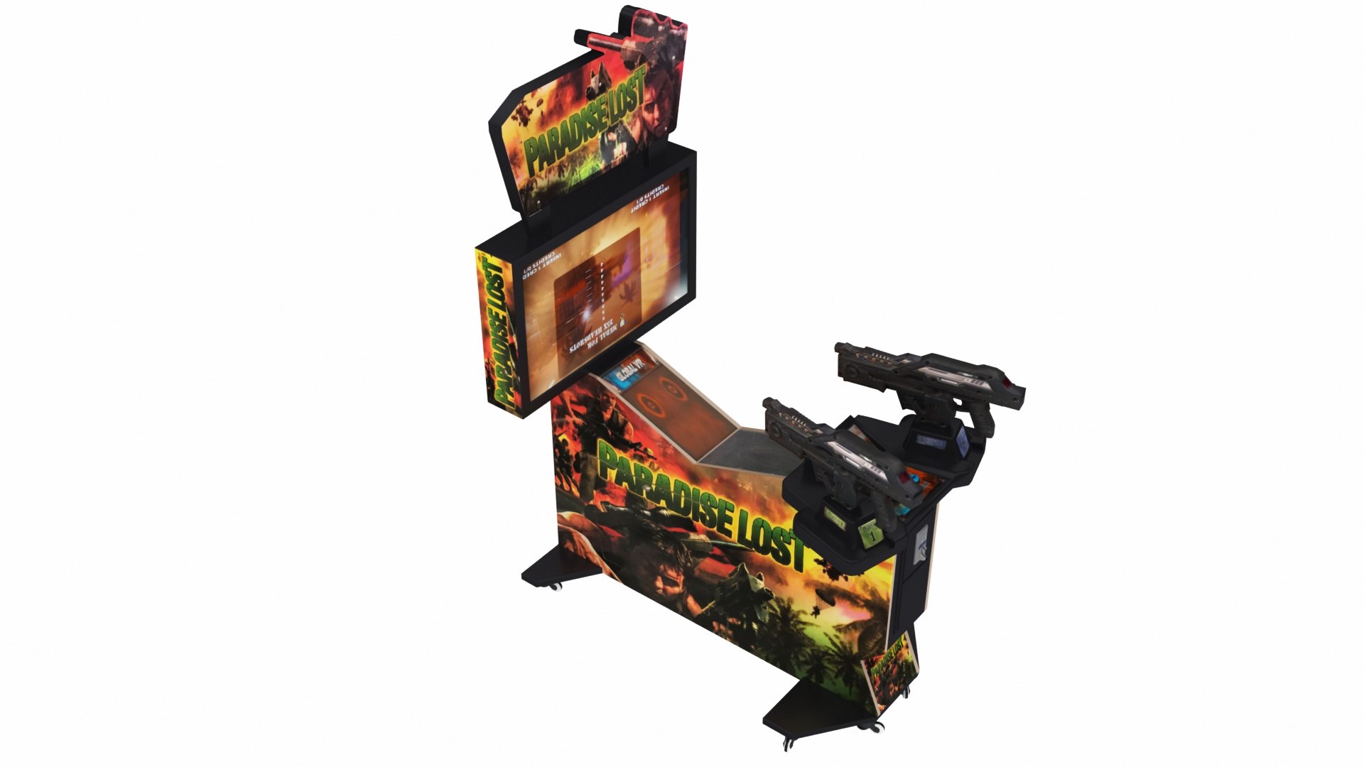 3D Arcade Weapon Machine - TurboSquid 1497934