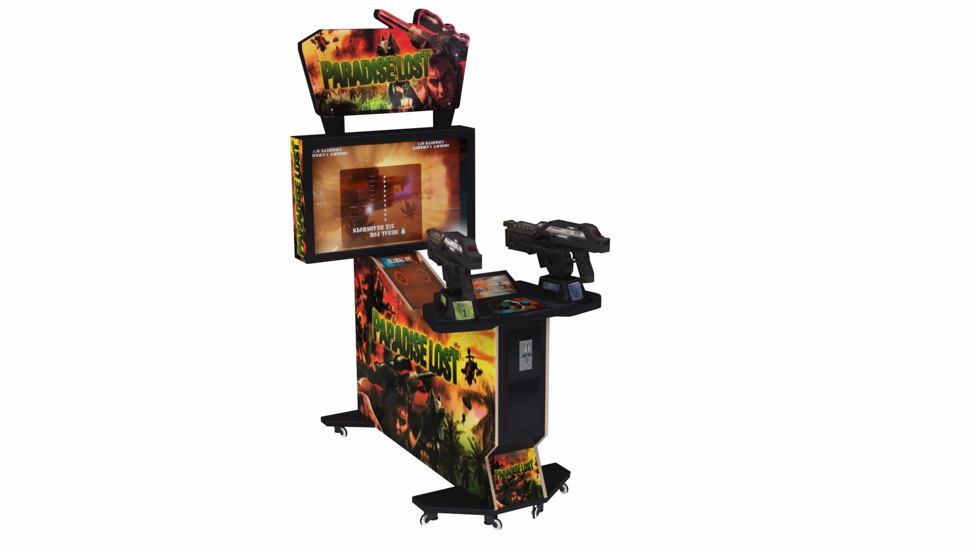 3D Arcade Weapon Machine - TurboSquid 1497934