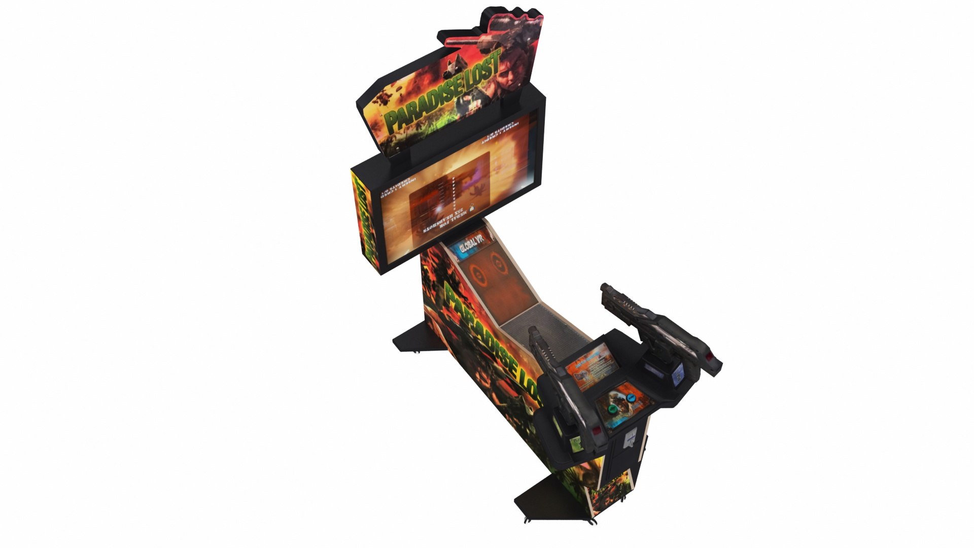 3D Arcade Weapon Machine - TurboSquid 1497934