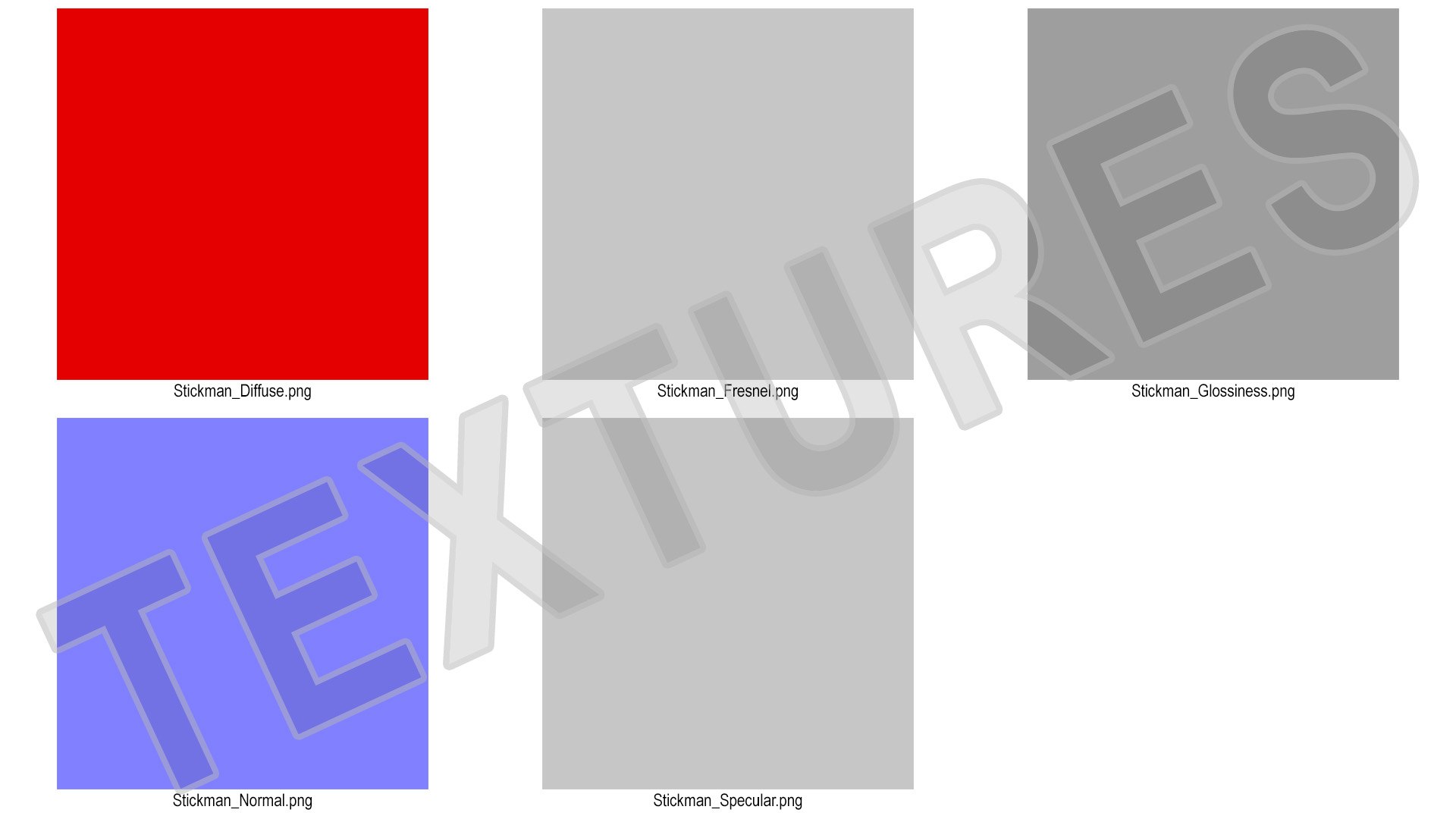 3D Walking Figure Stickman Red - TurboSquid 2079990