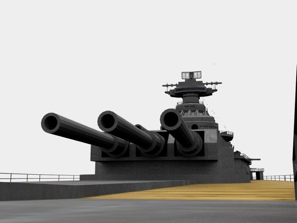 3d futuristic battleship